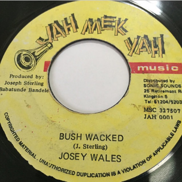 Josy Wales（ジョジーウェールズ） - Bush Wacked【7'】 | Jamaican Soul