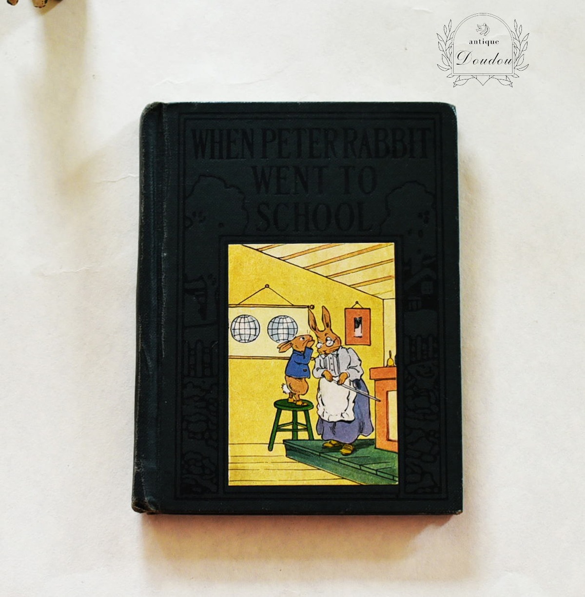 ピーターラビット絵本1935年"WHEN PETER RABBIT WENT TO SCHOOL"【s0067】 | Doudou Antiques