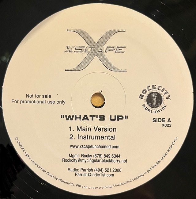 Xscape – What's Up / So In Love (12") | oleo Records