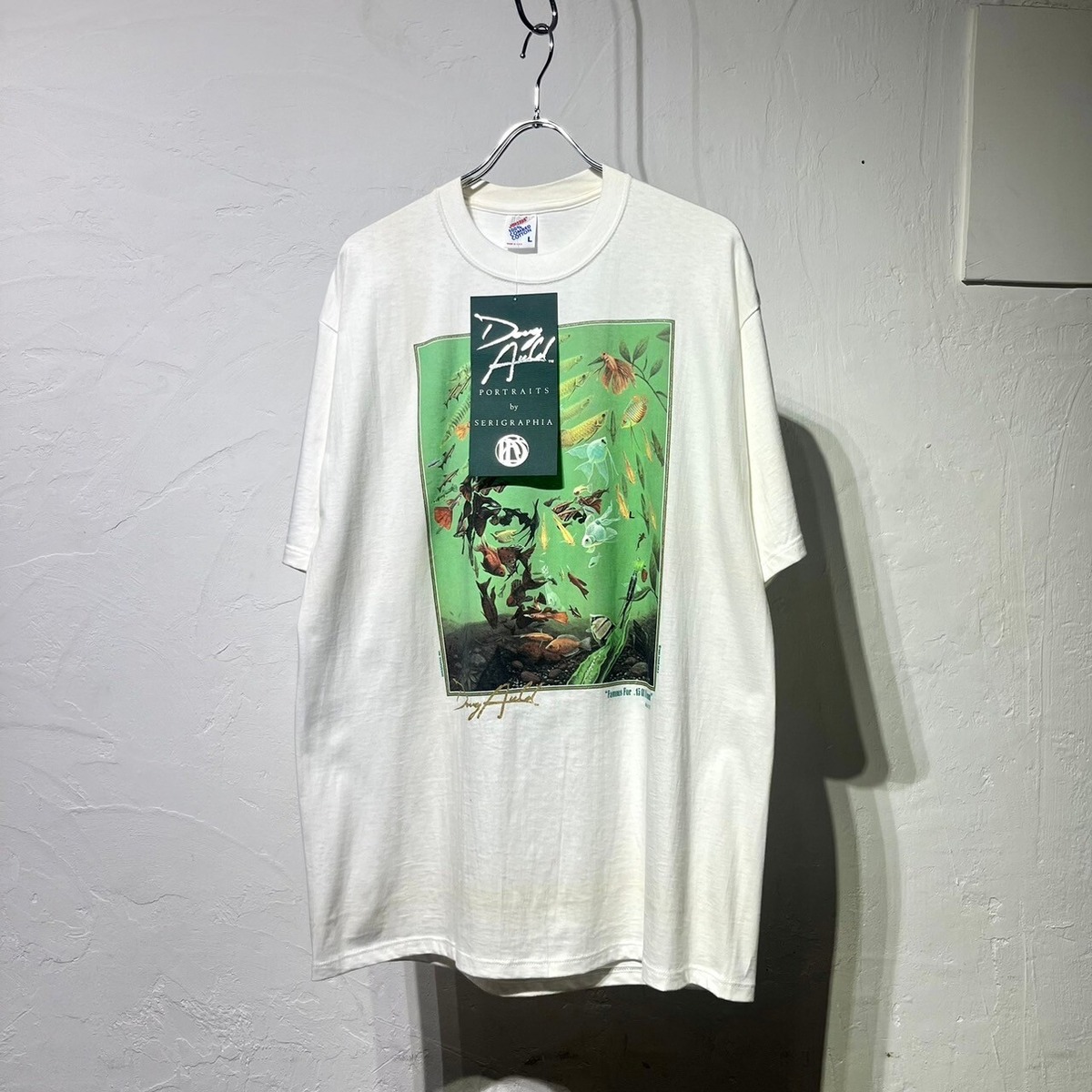 90s(1992) DOUG AULD "Andy Warhol" Print Tee Deadstock USA製 | VOLAR