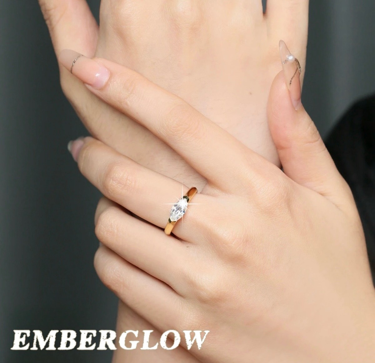 12.S925シルバーの王冠リング、シンプルで上品、どんなコーデにもぴったりです | EMBERGLOW