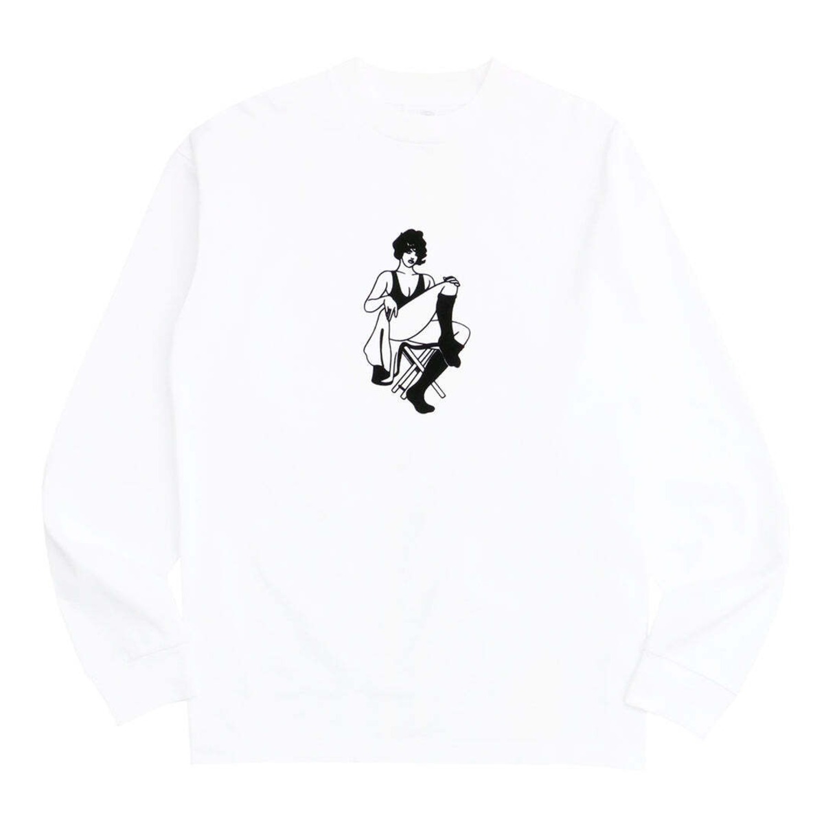 〈WHIMSY〉ALYSSA L/S TEE /WHITE | CABANON