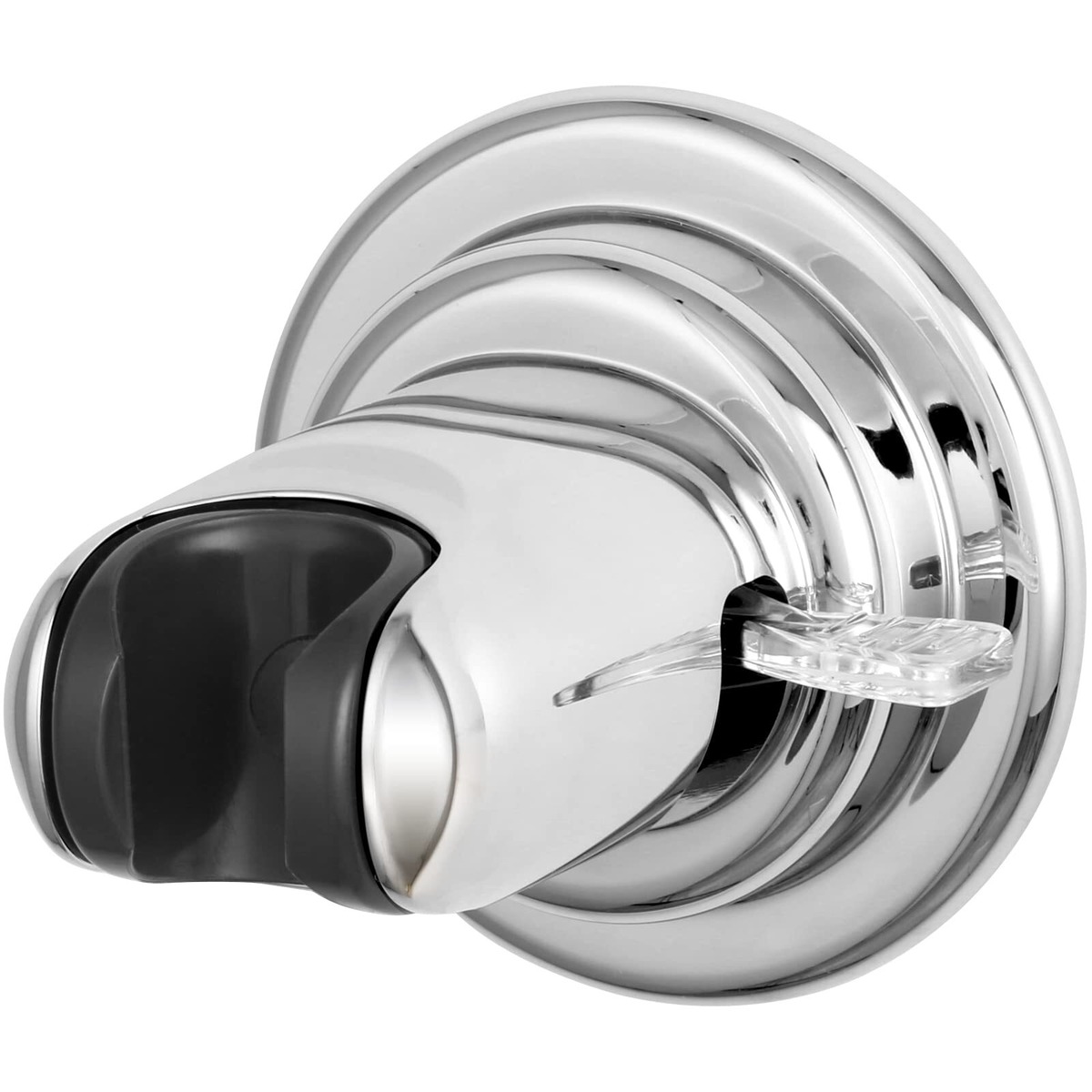 IRETION シャワーフック シャワーホルダー 強力真空吸盤 角度調整可能 簡単取付 メッキ 取付説明書付き | yankees