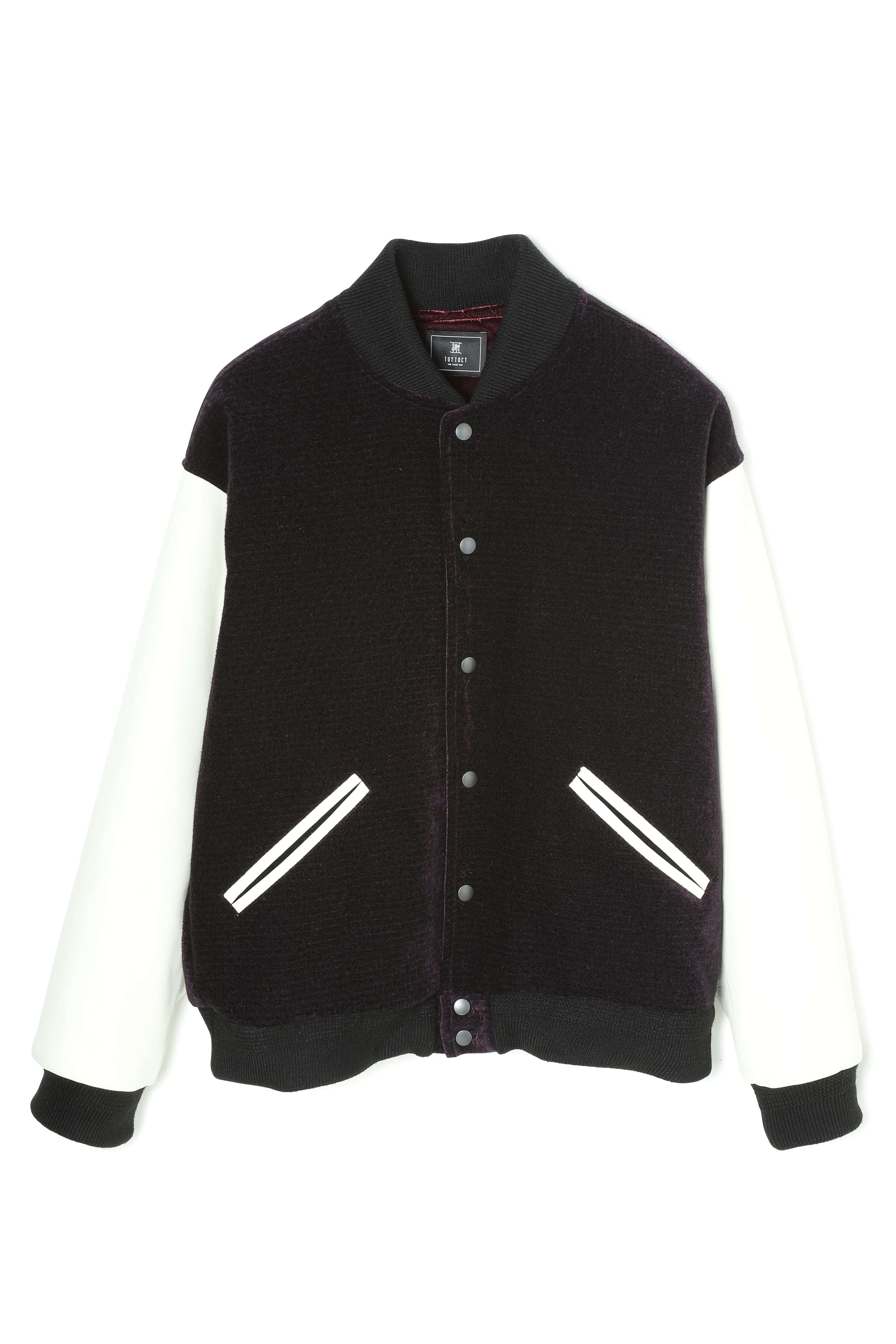 VELTON VARSITY JACKET PPL×WHT | TUITACI OFFICIAL ONLINE STORE