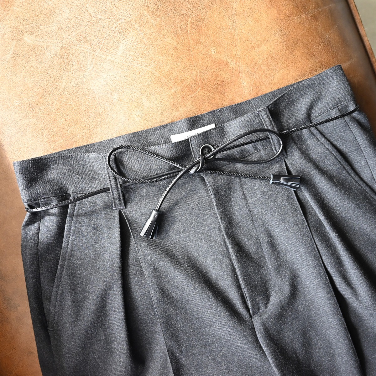 【再入荷】OLD JOE / LEATHER STRING BELT | GANKO