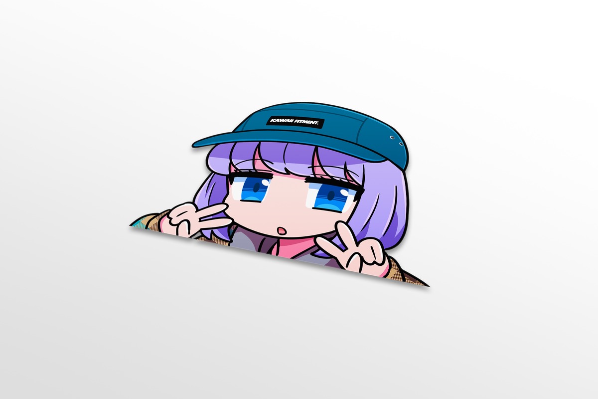 KF Peeking sticker KFchan ver.27 | KAWAII FITMENT.