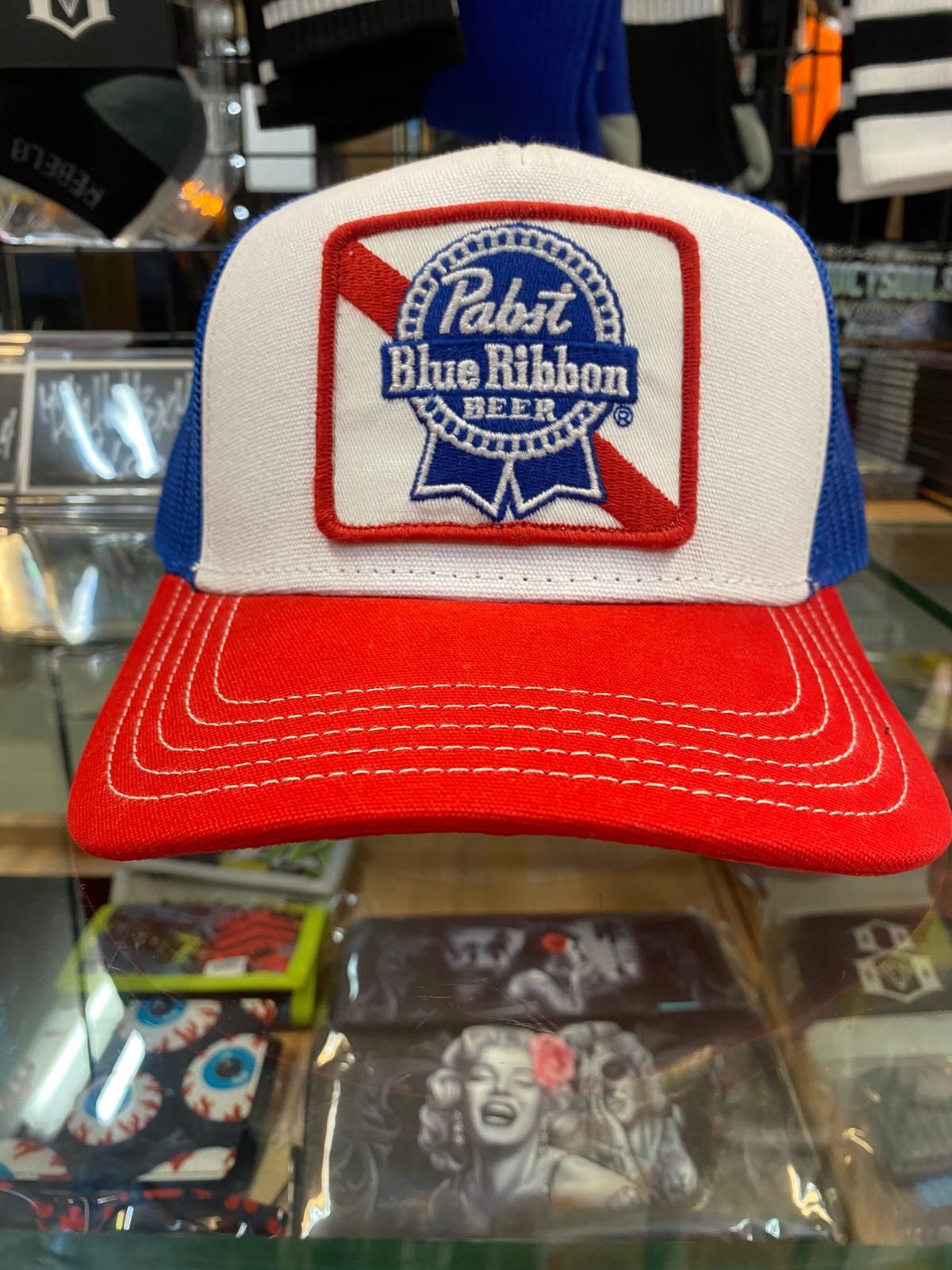 Pabst blue ribbon Cap | bomber colorz