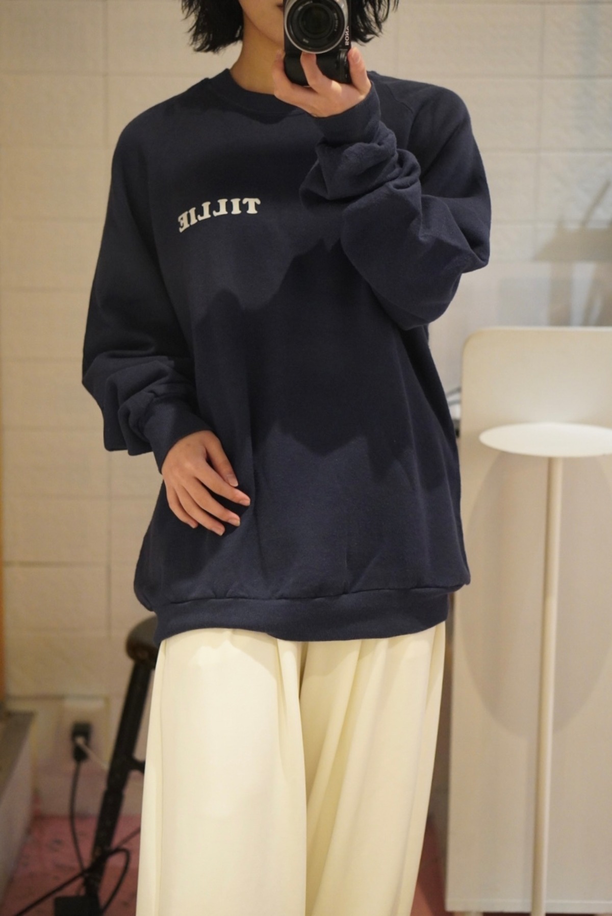 80's made in USA print sweat | CaNARi Vintage