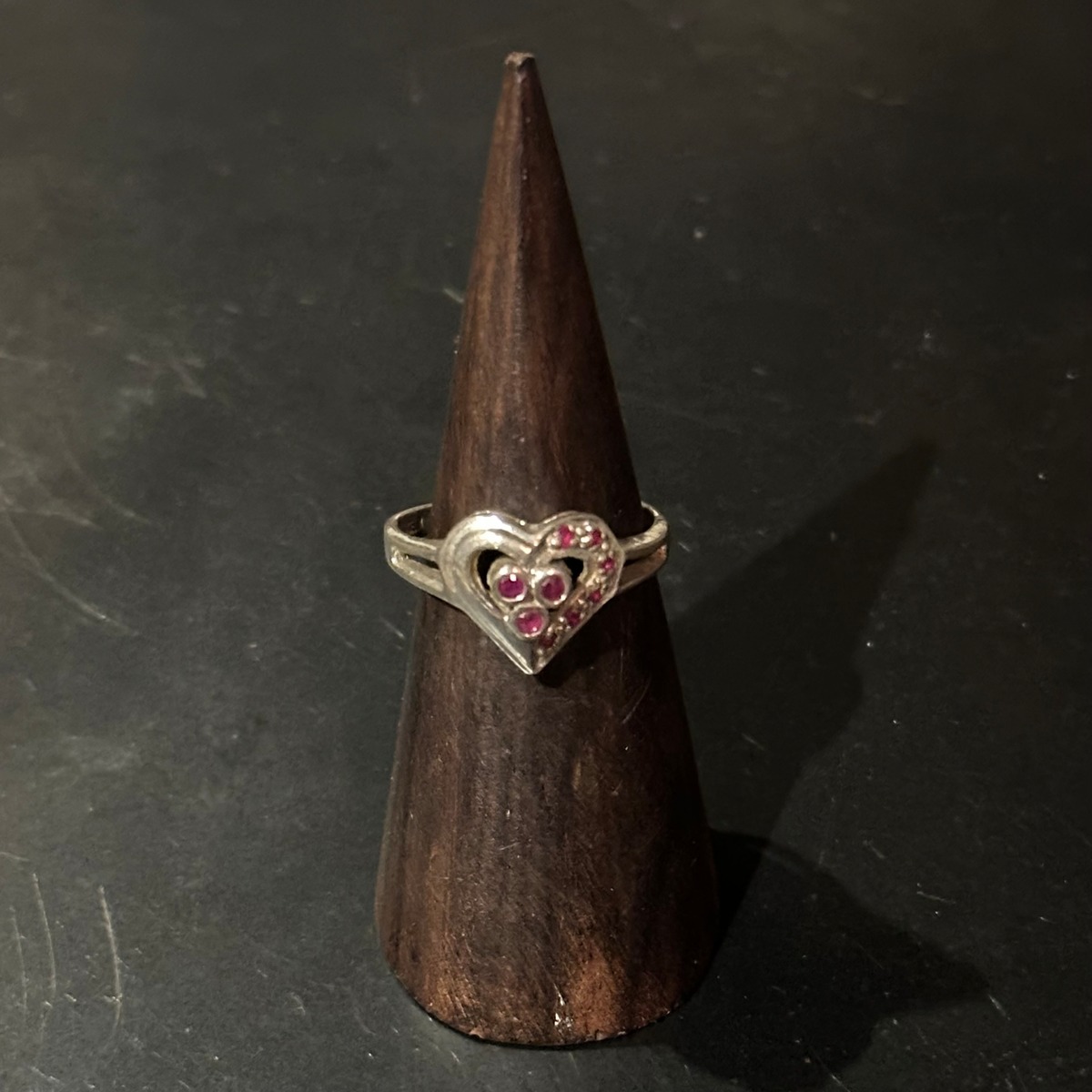 SILVER925 STONE HEART DESIGN RING/シルバー/リング | maryland_accessories
