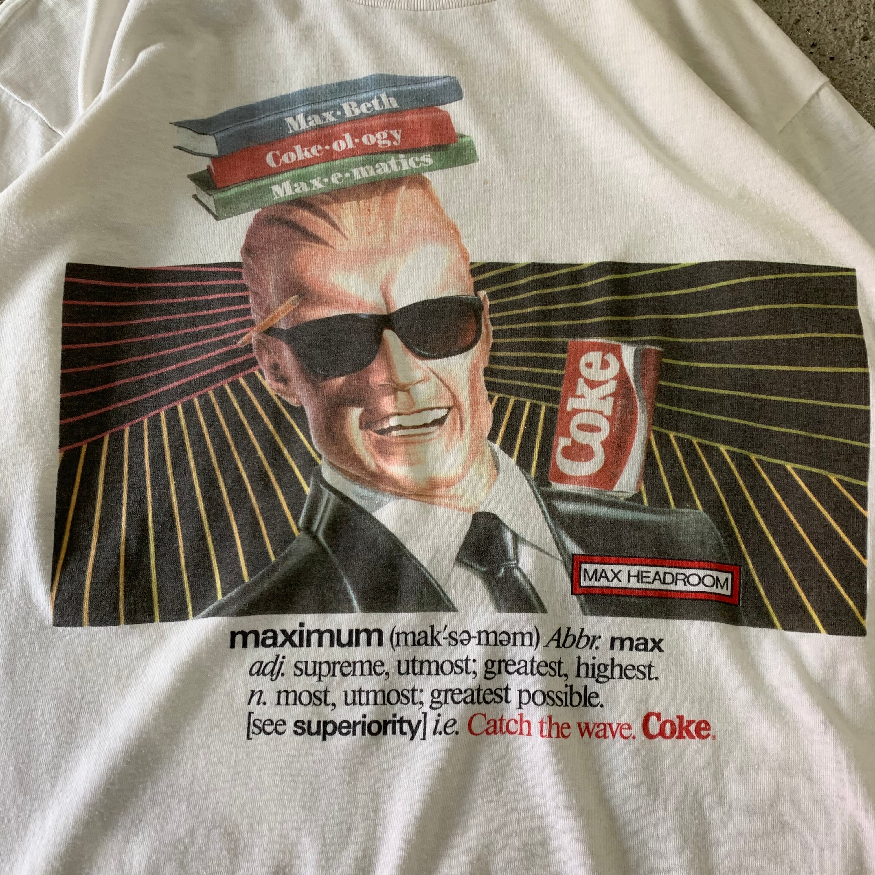 80s Coke Max Headroom T-shirt | What’z up