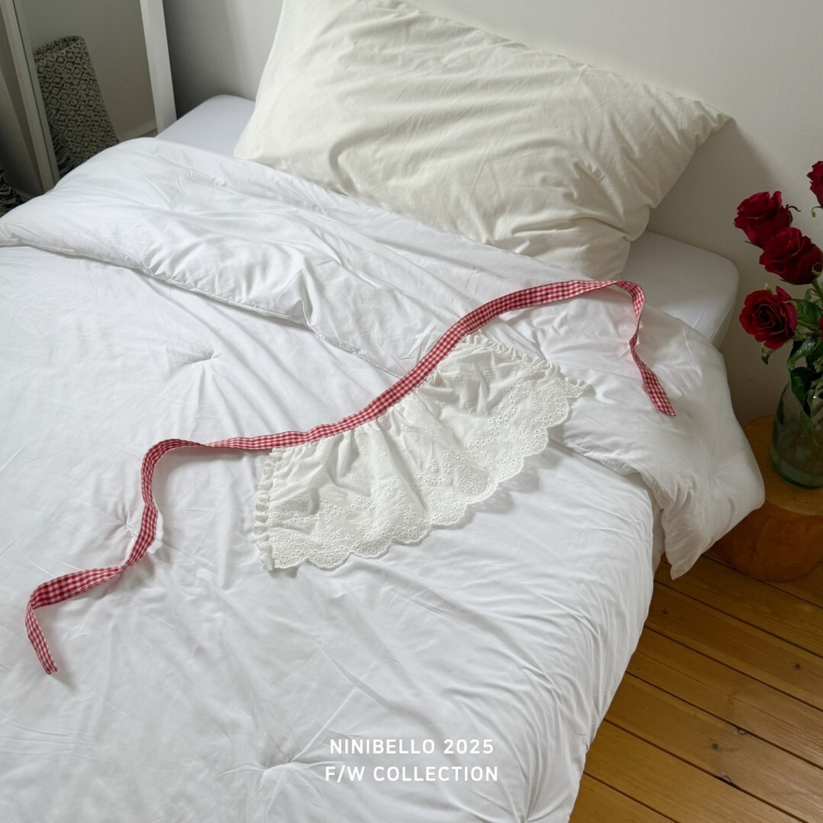 [予約] ninibello - No.44 heidi apron ( lace ) | Kuu baby & kids