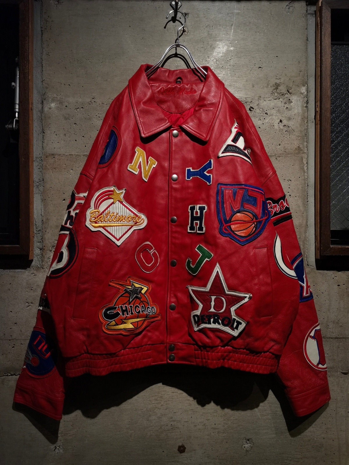 【Caka】Many Basketball Motif Emblem Patch Design Vintage Loose Leather ...