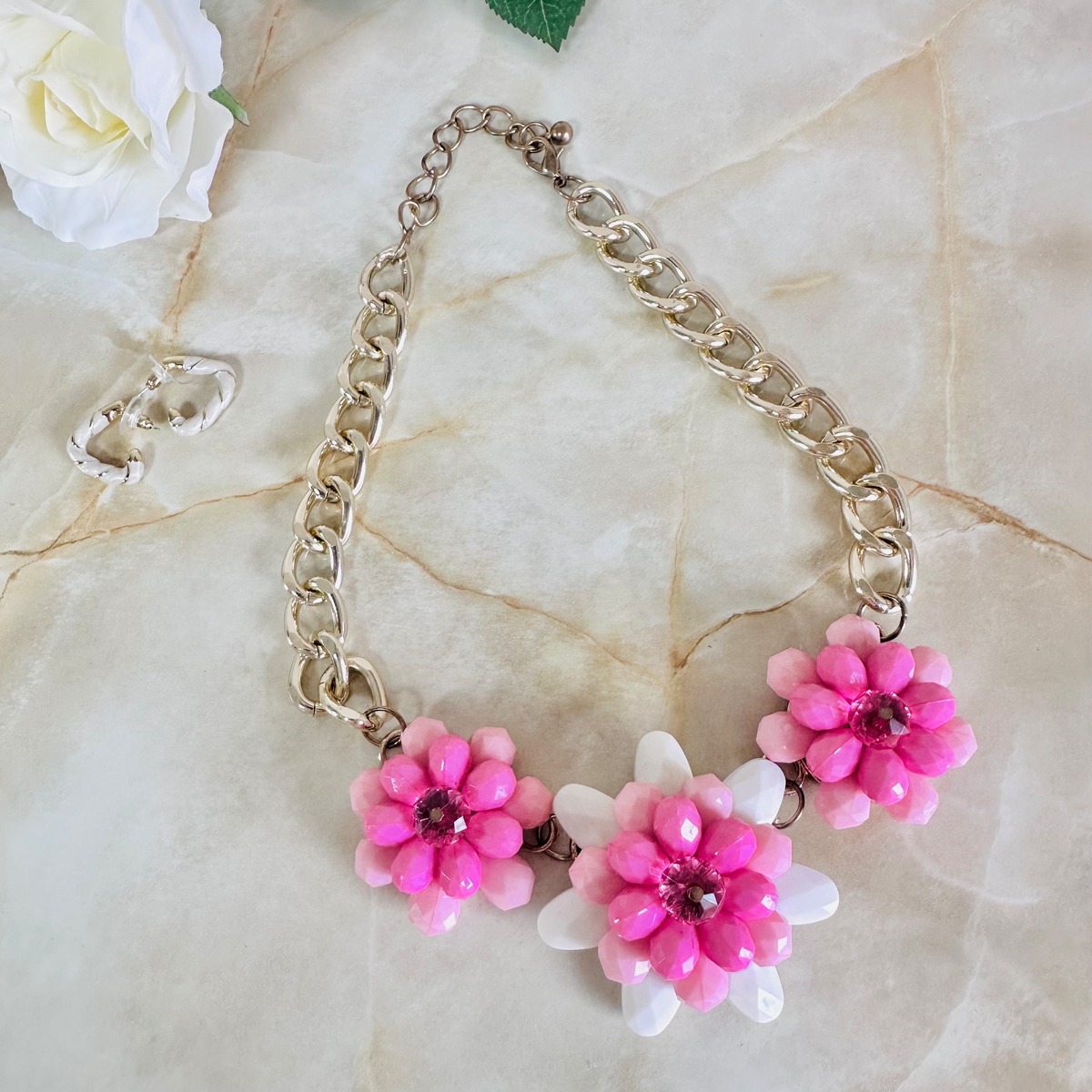 【808】フラワーネックレス | BELLA GENTE