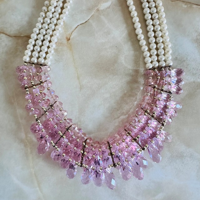 【907】クリスタルネックレス | BELLA GENTE