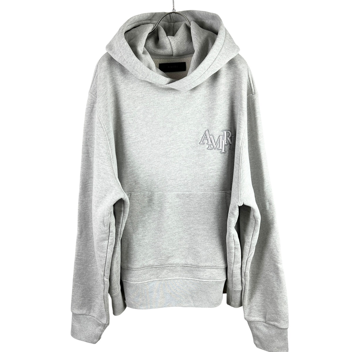 AMIRI (アミリ) Embroidery Logo Hoodie 2023AW (grey) | command+enter
