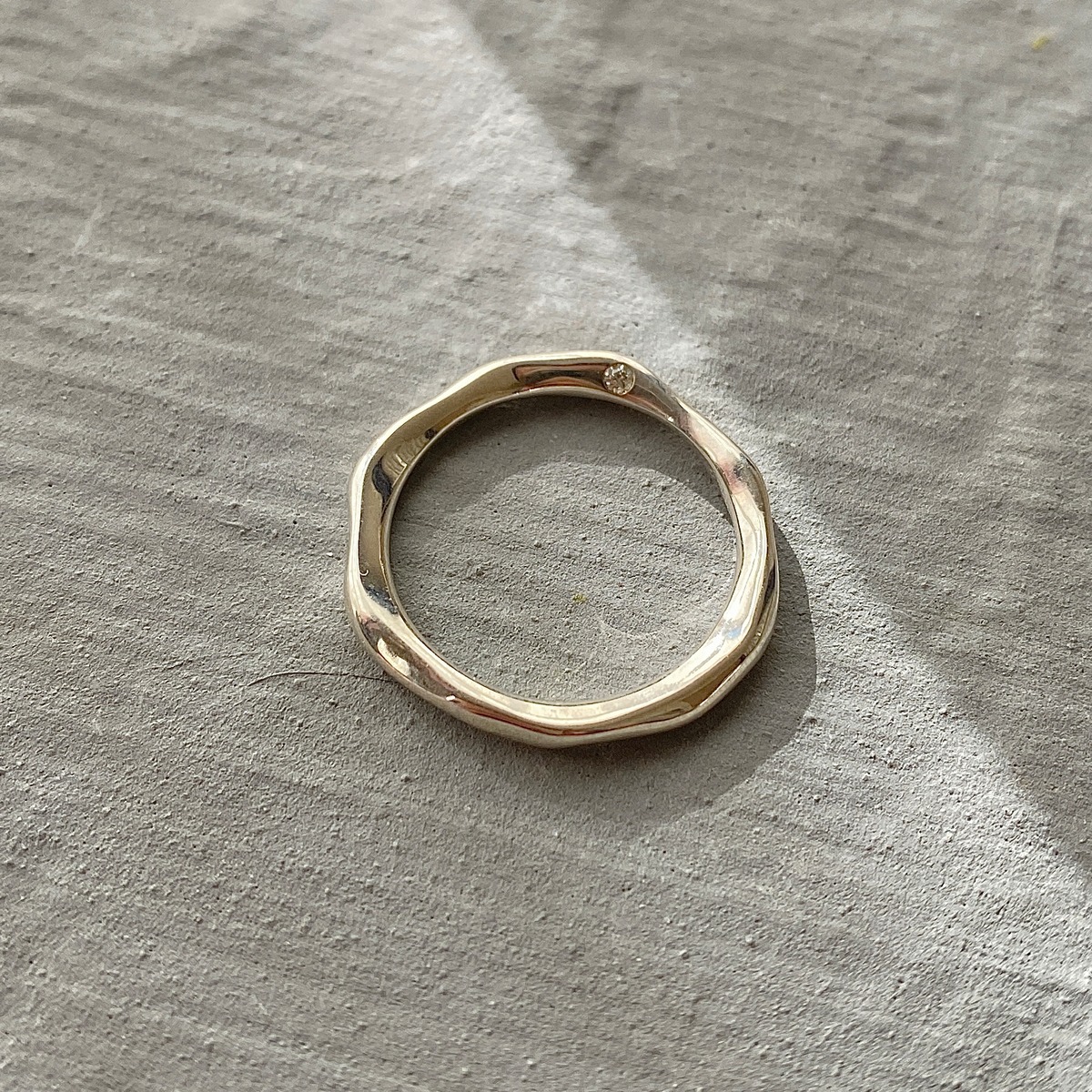 minamo ring Ⅰ-Ⅲ【sv925×D】 | CCC_natural jewelry