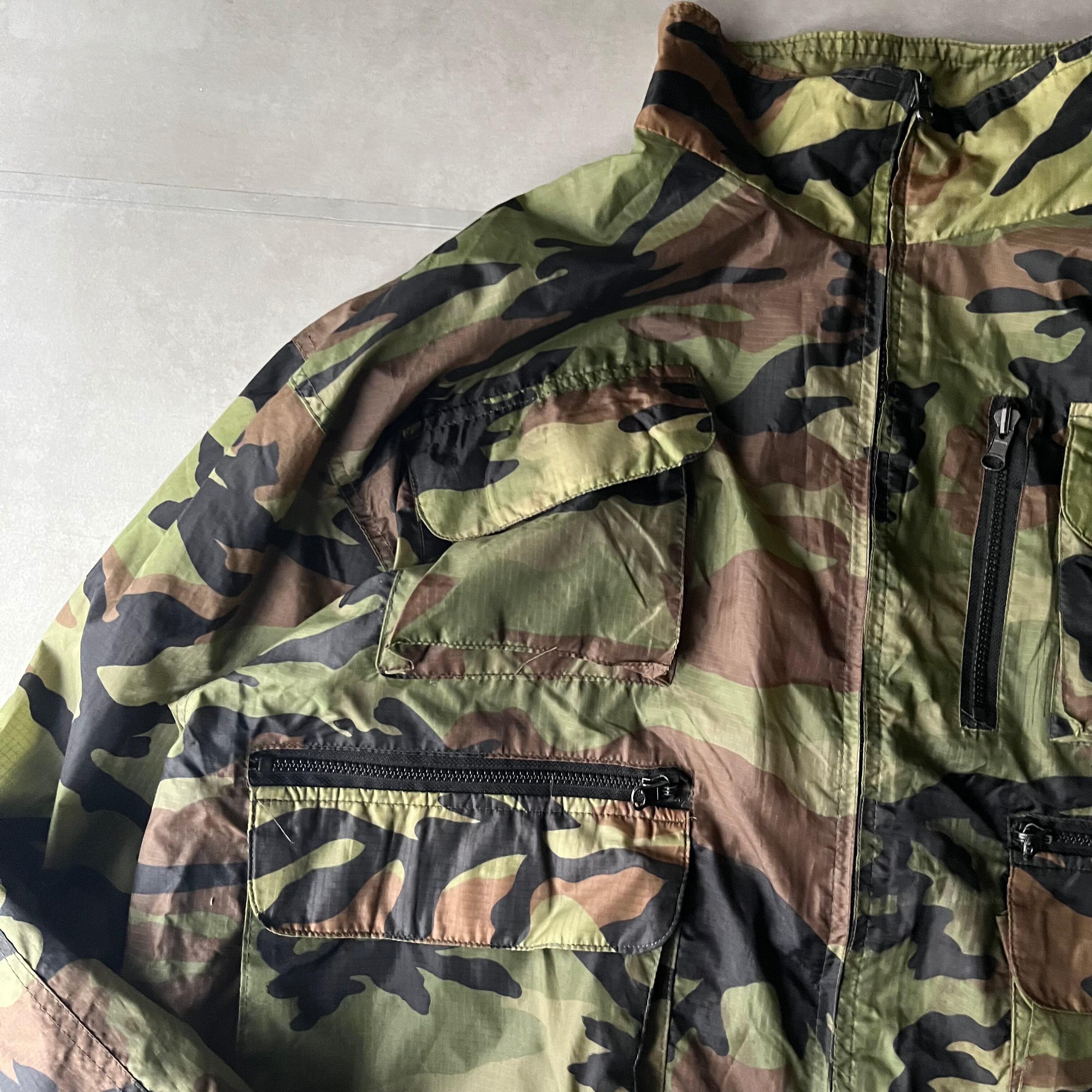 90s old stussy camouflage mulch pocket jacket | gerbera clothing store