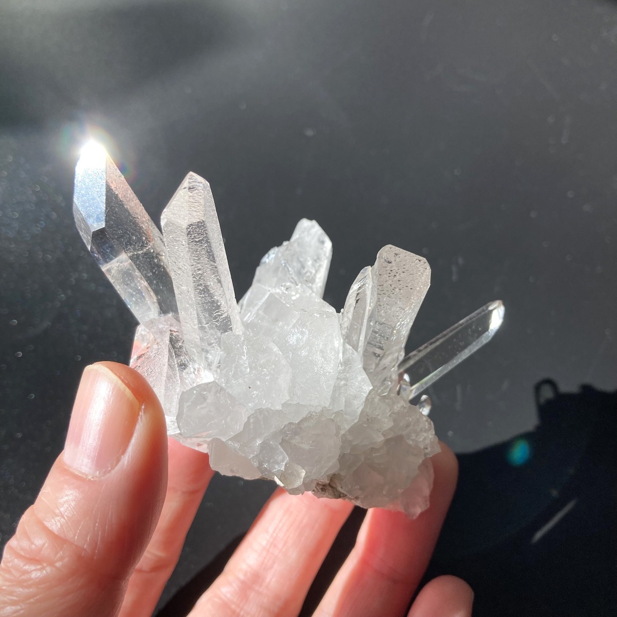 難あり ブラジル・ゼッカジソウザ産 水晶クラスタ 90g | M Minerale