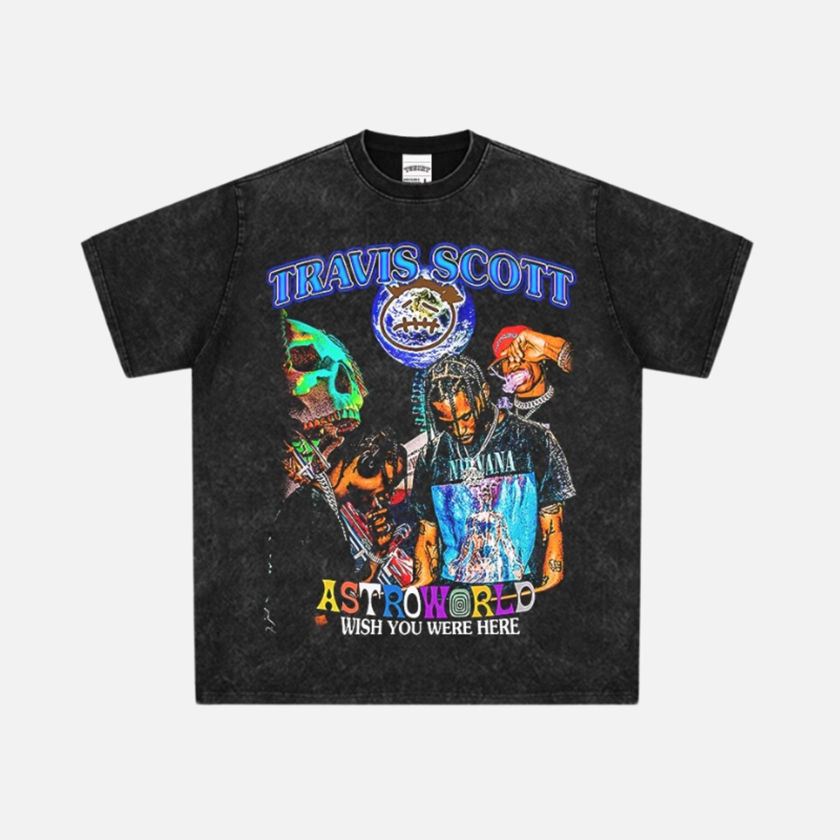 【FLEX0549】Travis Scott Vintage Finished Tee | FLEX MADE | フレックスメイド