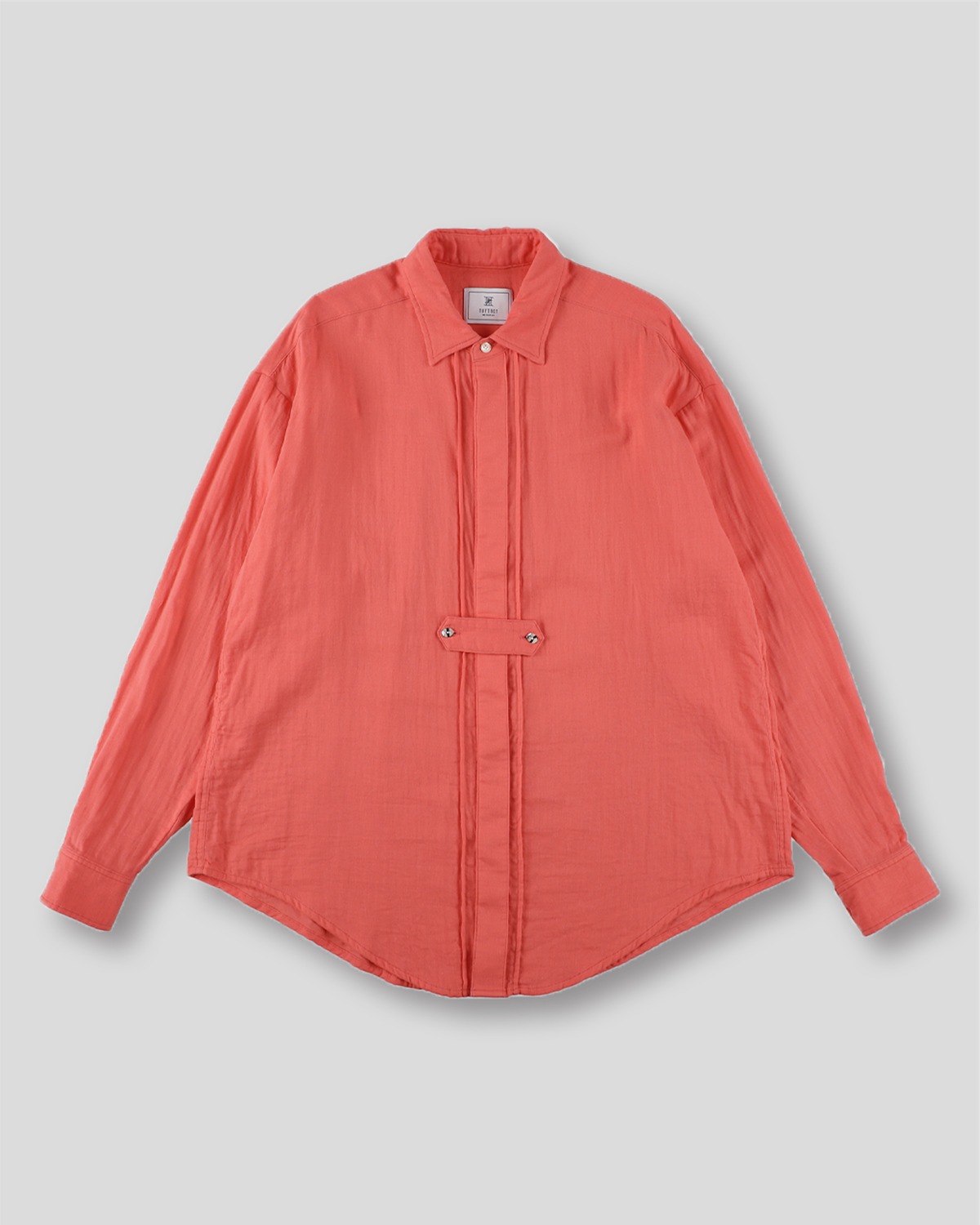 SILVER BUTTON SHIRTS CORAL | BEARD ROOM