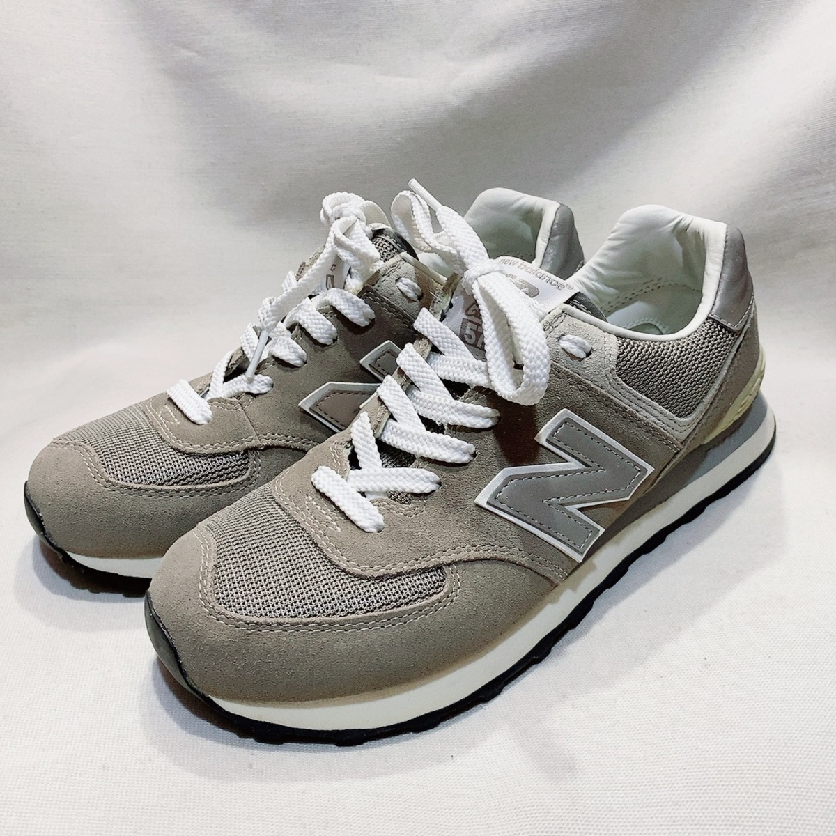 ニューバランス754 クラッシック グレー色 new balance 574 classic 美品 | UTA