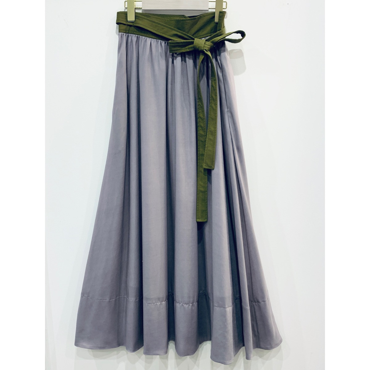 SALT+ / [20SS] RIBBON DETAIL GATHER SKIRT | OEUF boutique ウフ ブティーク