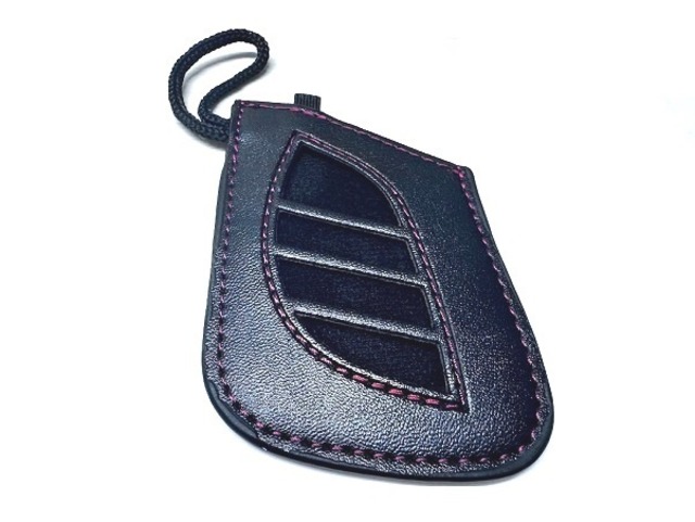 Lexus Smart Access Key Glove (Black Leather / Black Loop / Red ...