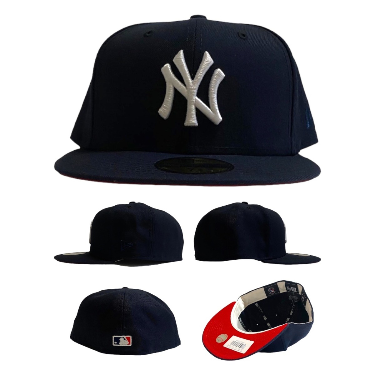 New Era 59Fifty Fitted Cap Newyork Yankees "Color Brim Pack" Navy UV ...