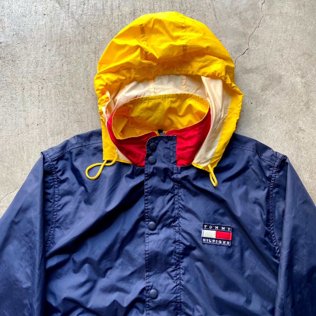 90年代 TOMMY HILFIGER トミーヒルフィガー ビッグロゴ ナイロン
