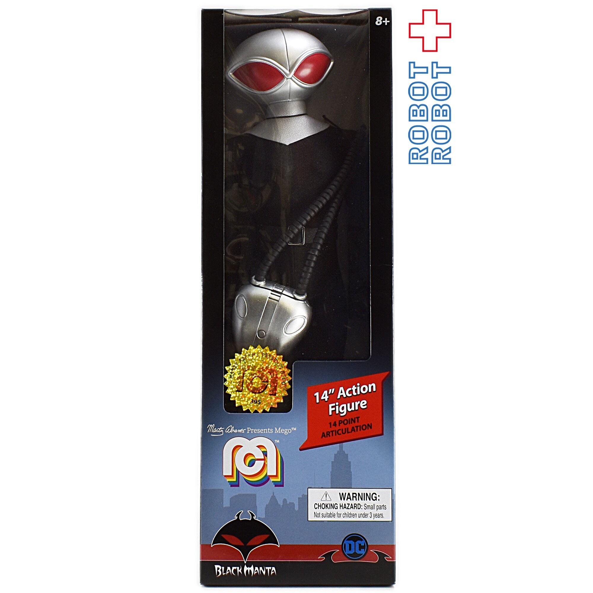 MEGO DC コミックス ブラックマンタ 14インチ レトロ アクション フィギュア | ROBOTROBOT