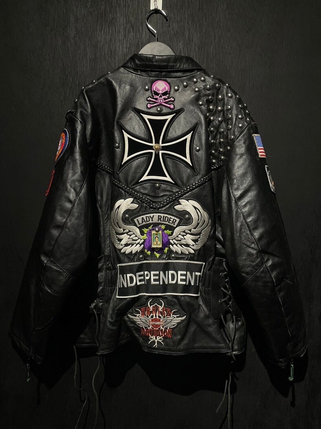 【WEAPON VINTAGE】Special Patch × Studs Custom Design Vintage Loose ...