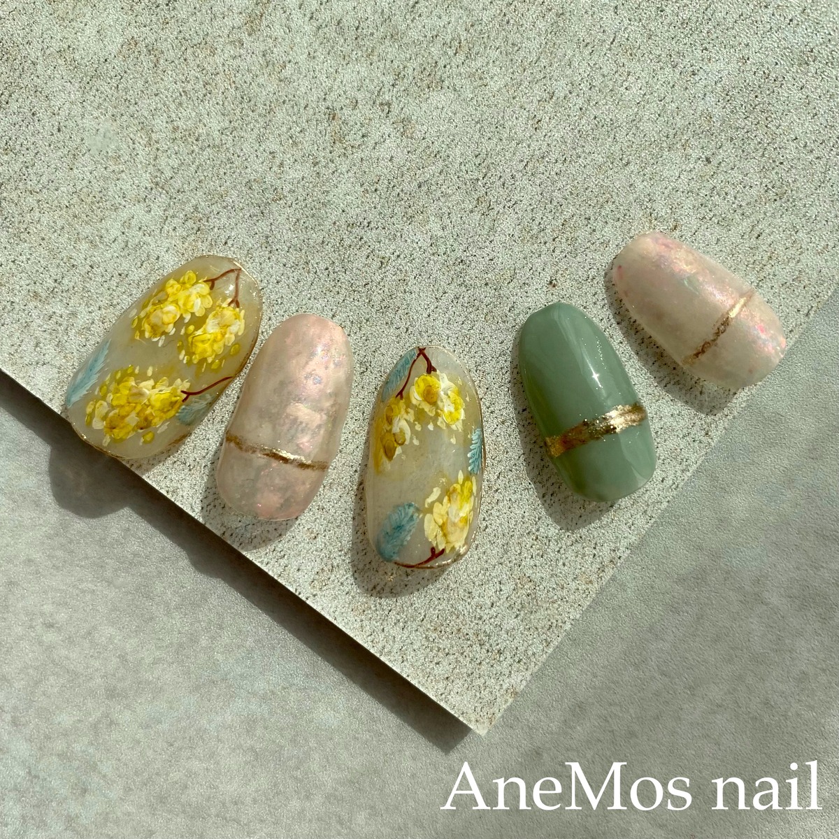 ミモザネイル | anemos.zuki_nail