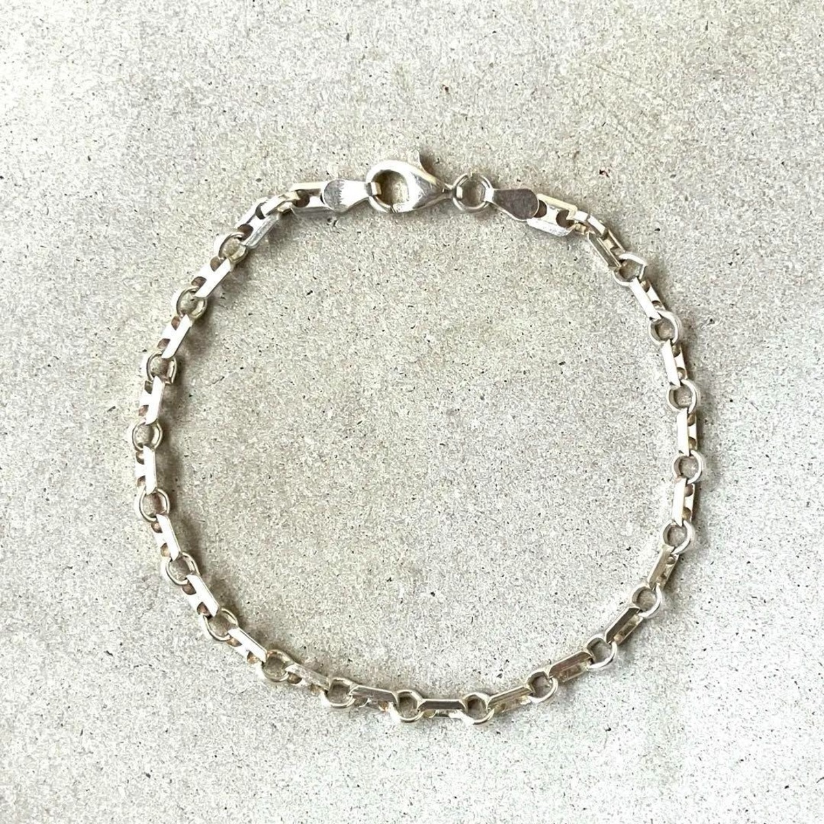 VINTAGE ヴィンテージ ミニアンカーチェーン ブレスレット シルバー925 | unune