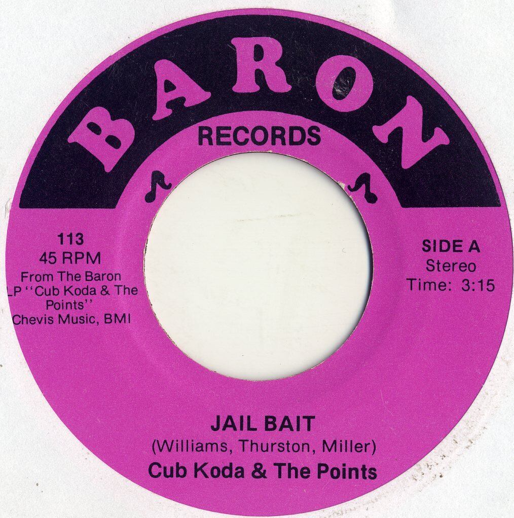 CUB KODA & THE POINTS - Jail Bait 7" | urban enemy