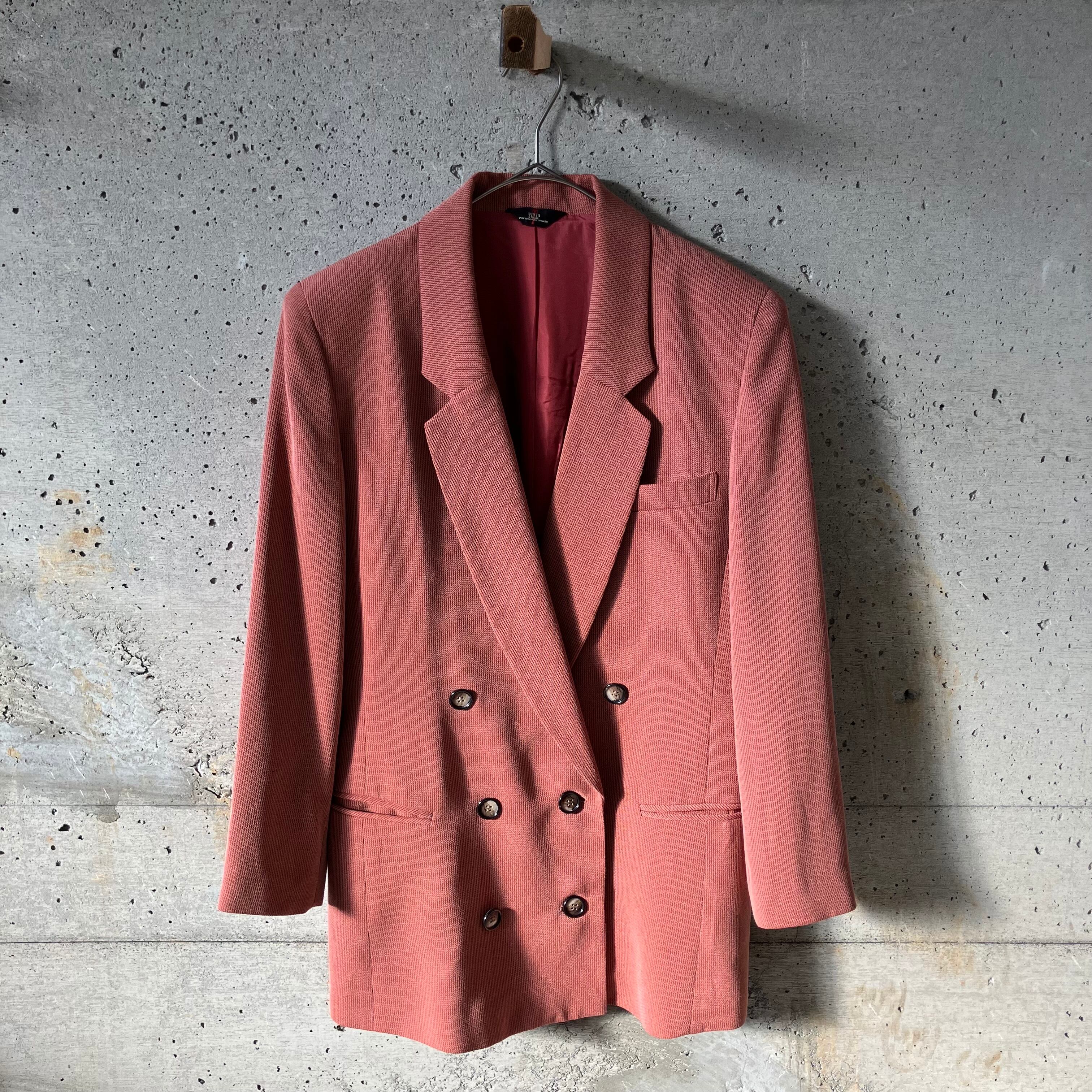 Grayish red tailored jacket | Pay ID