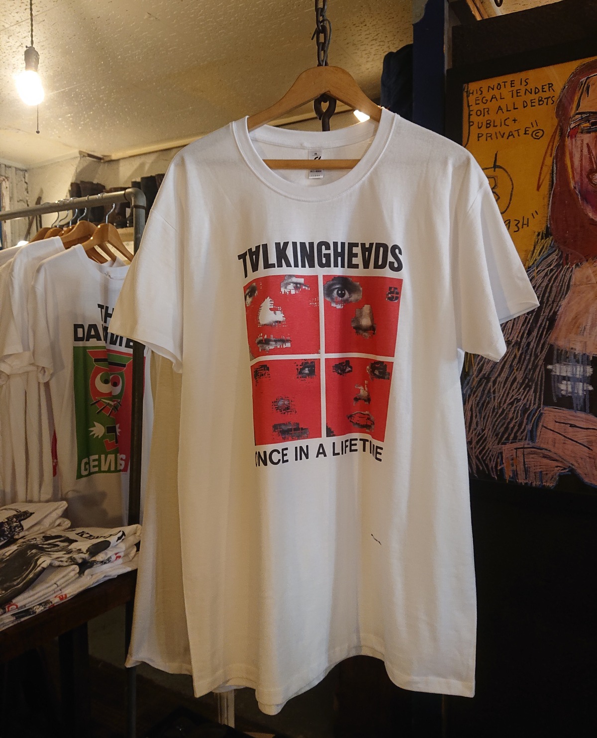 TALKING HEADS TEE 【ONCE IN A LIFETIME】 | BOW & ARROW WEB STORE