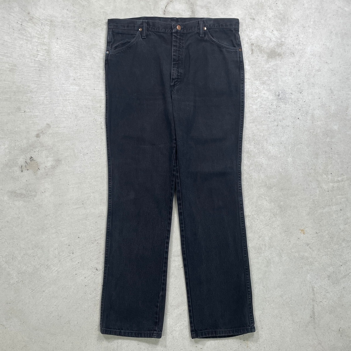 90年代 USA製 Wrangler ラングラー ブラックデニムパンツ メンズW36 古着 アメカジ 後染め フェードブラック 黒【デニムパンツ】/ブラック | cave 古着屋【公式】古着通販サイト