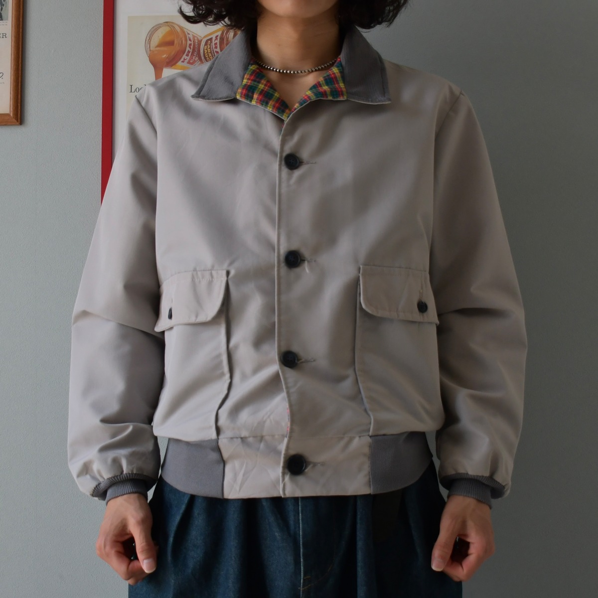 80s light work jacket | natume
