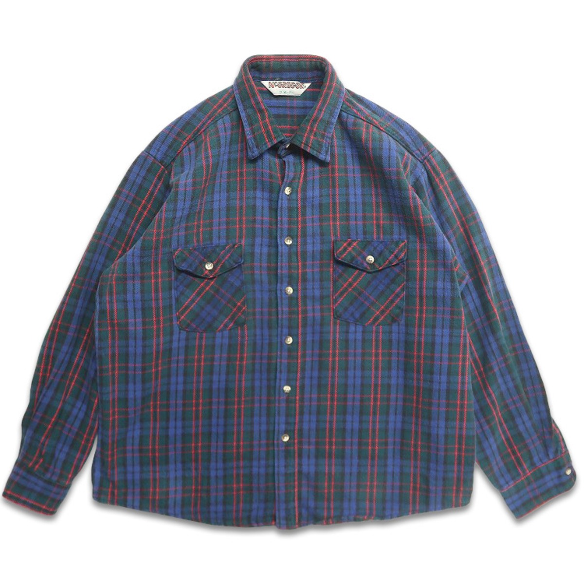 古着 McGREGOR マクレガー ネルシャツ チェック 表記：17-XL-17 1/2 gd401531n w40126 | 古着屋SLAT ...