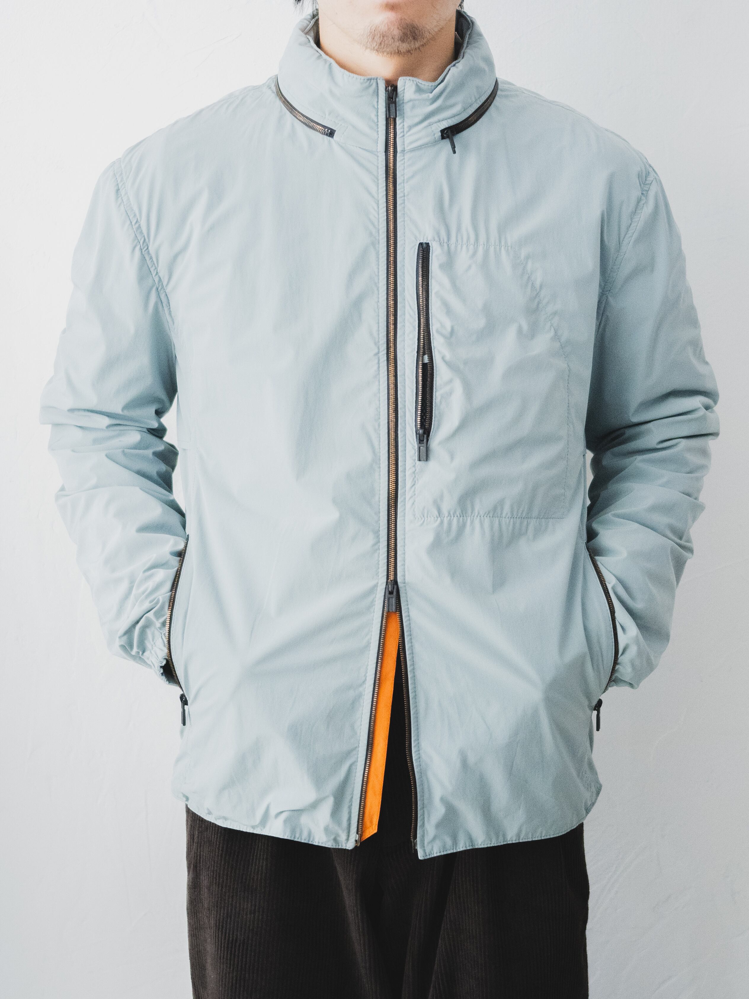 [90's] "Hermès" Stretch Nylon Multi Zipped Jacket | recollection vintage