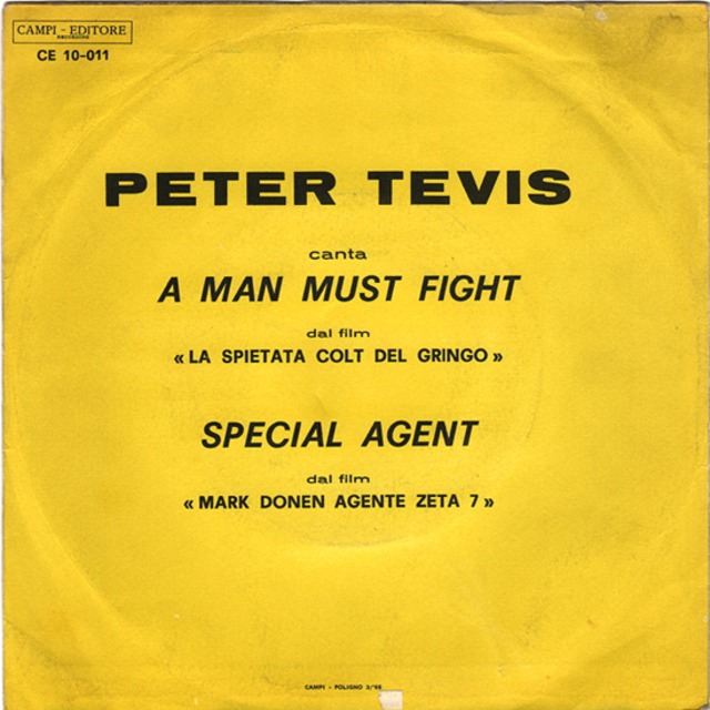 【7"】PETER TEVIS/ special agent[B面] (campi editore) | RECORD SHOP NAKA ...