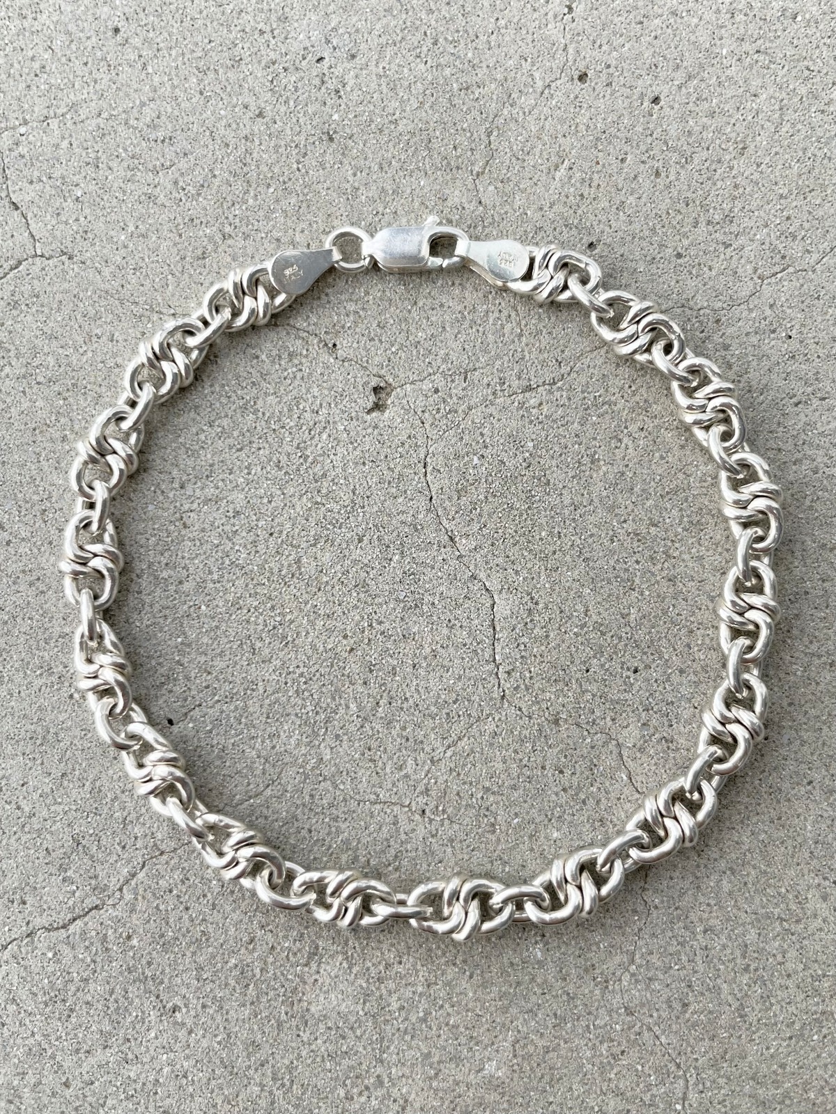 Vintage Italy Silver 925 Chain Bracelet | Tali. vintage n' clothes