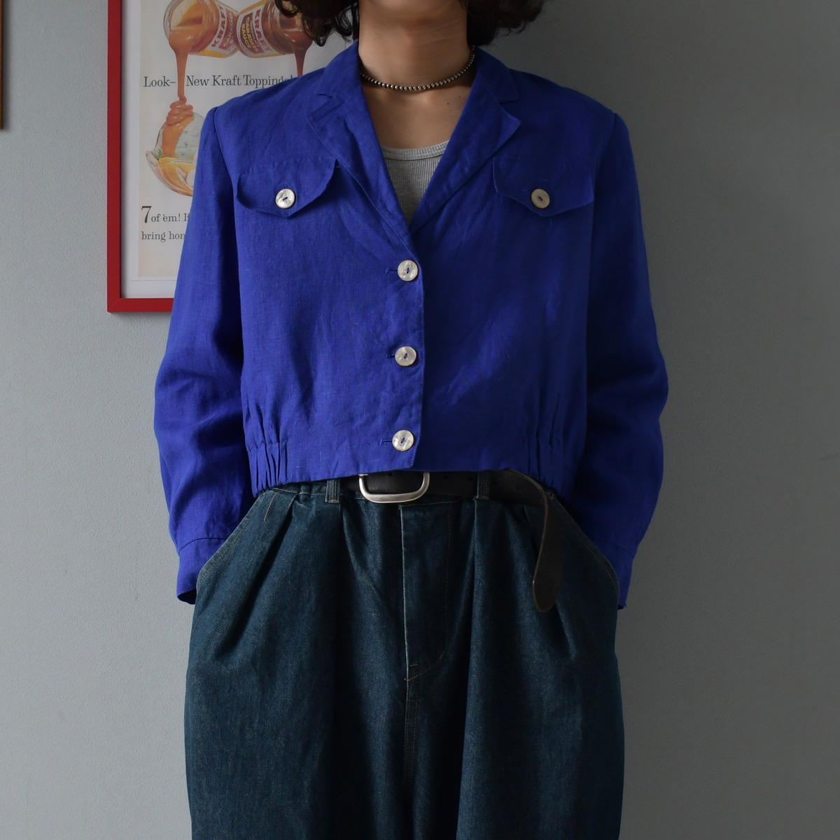 80s-90s cropped jacket | natume