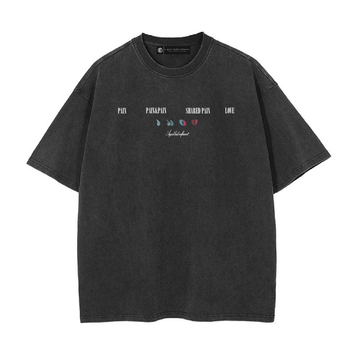 【A Good Bad Influence】PAIN TO HEART T-SHIRT / BLACK | PARX.【ストリートセレクトショップ】