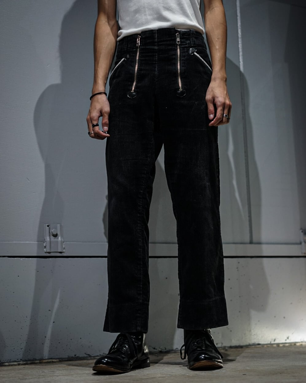 【add (C) vintage】Thick Ribbed Corduroy Vintage German Logger Pants ...