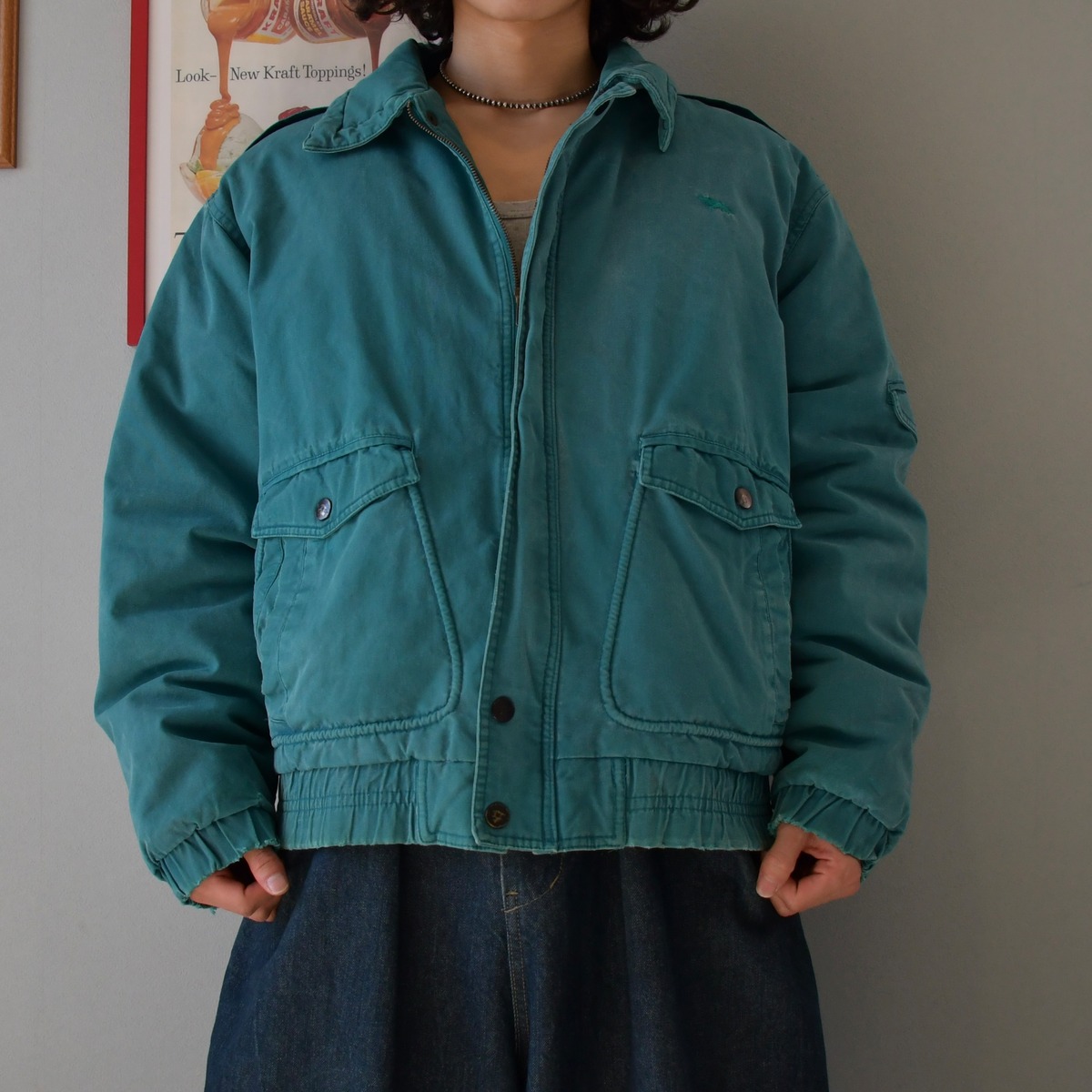 90s-00s work down jacket | natume