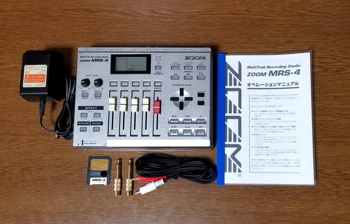 ZOOM MRS-4 MultiTrak Recordung Studio 完動品・動作保証 | MTR PRO SHOP
