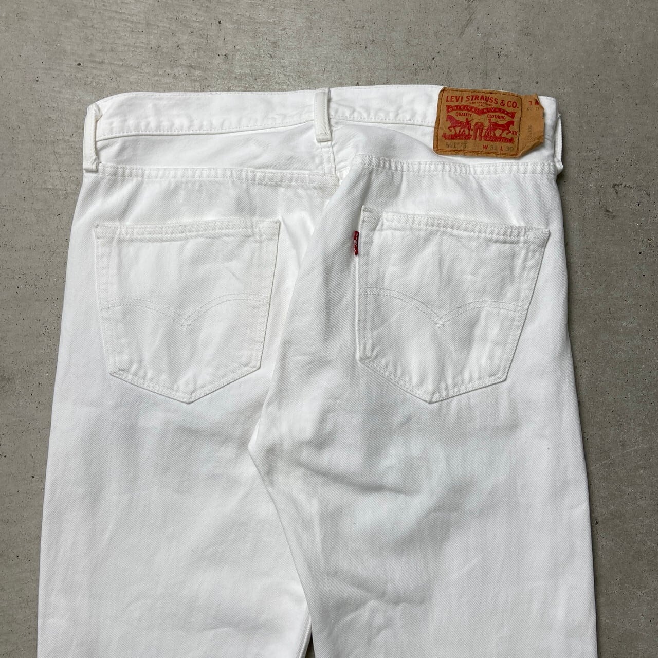 00年代 Levi's リーバイス 501 CT ホワイトデニムパンツ メンズW31 古着 00s Y2K アメカジ ヴィンテージ ...
