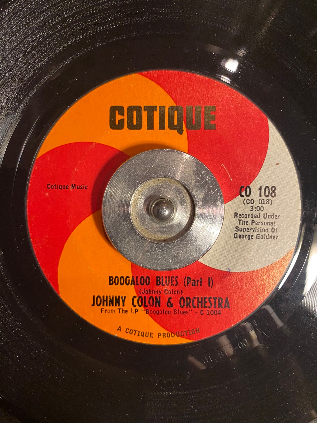 JOHNNY COLON& ORC / BOOGALOO BLUES | compactrecords