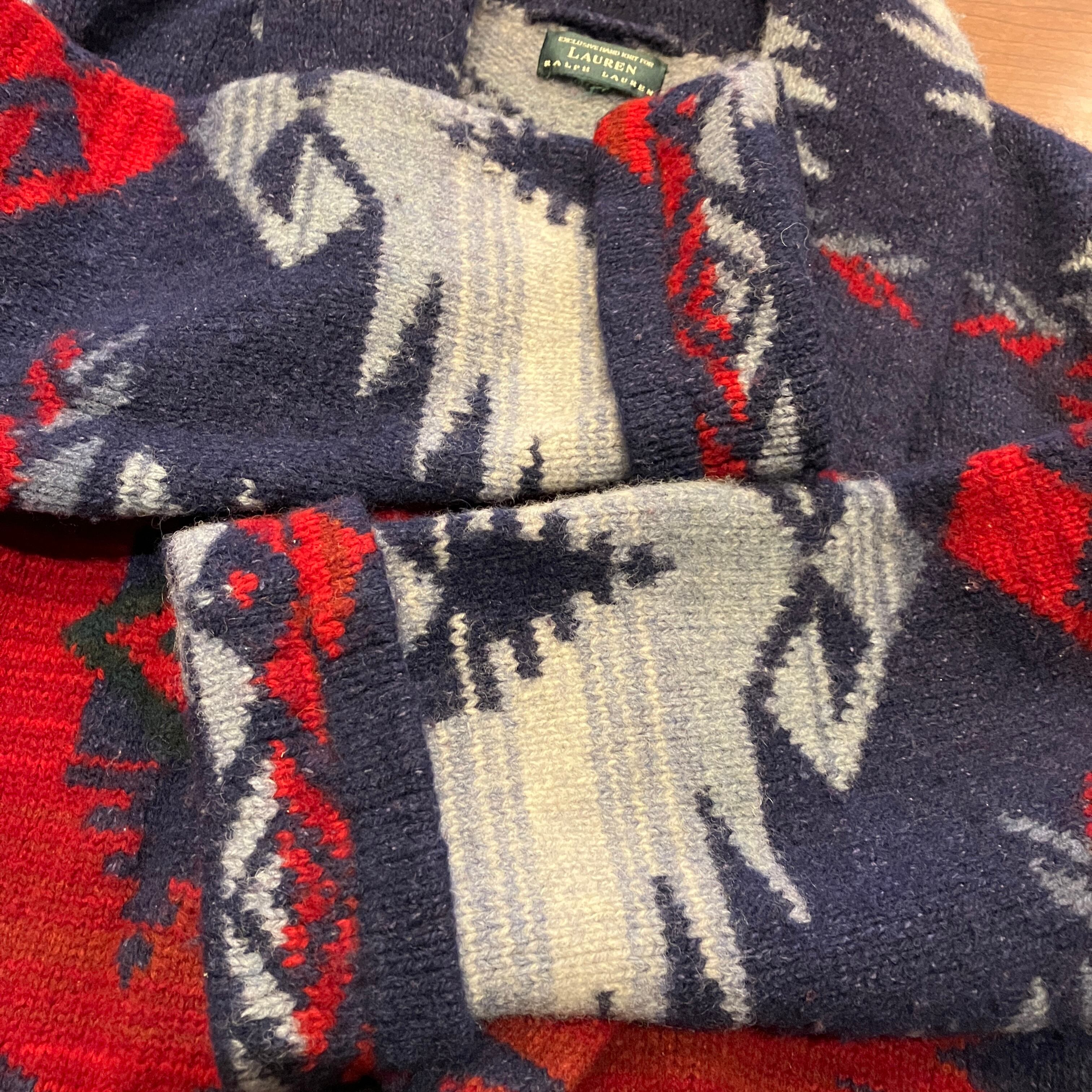 LAUREN RALPH LAUREN NATIVE WOOL SHAWL GOWN | safarionline